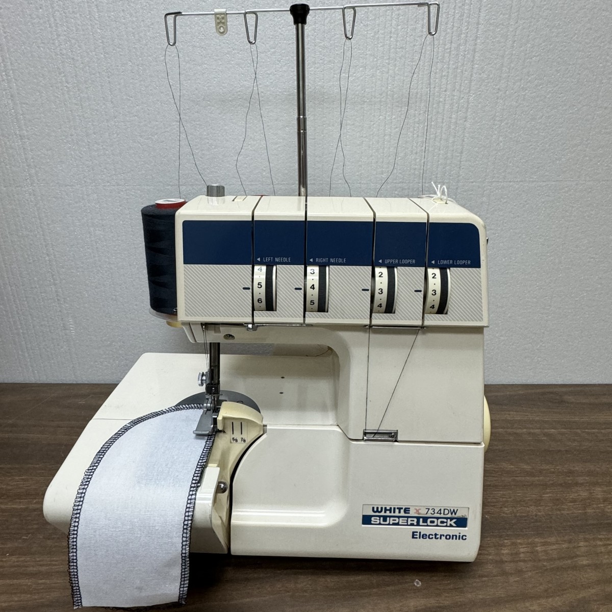 White Superlock 734DW Electronic - USED